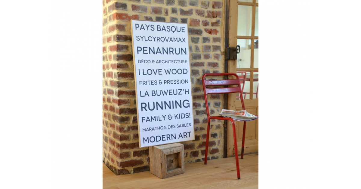 Tableau personnalisable Arty - Un cadeau personnalisé et tendance