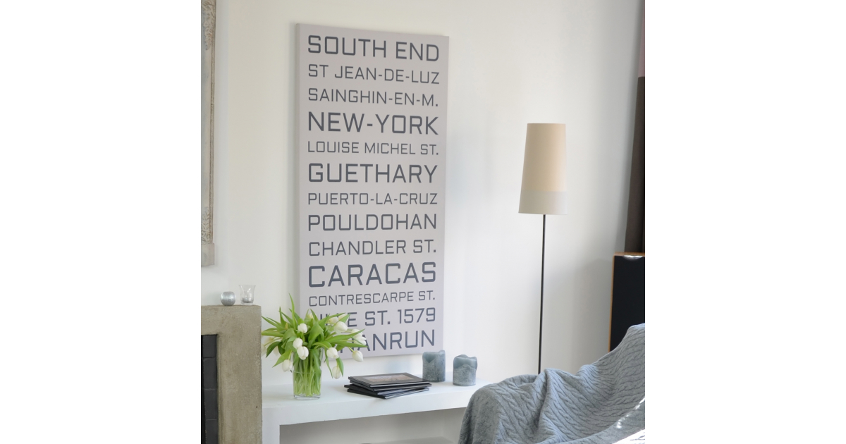 Tableau personnalisé Trendy - Un cadeau déco personnalisé original